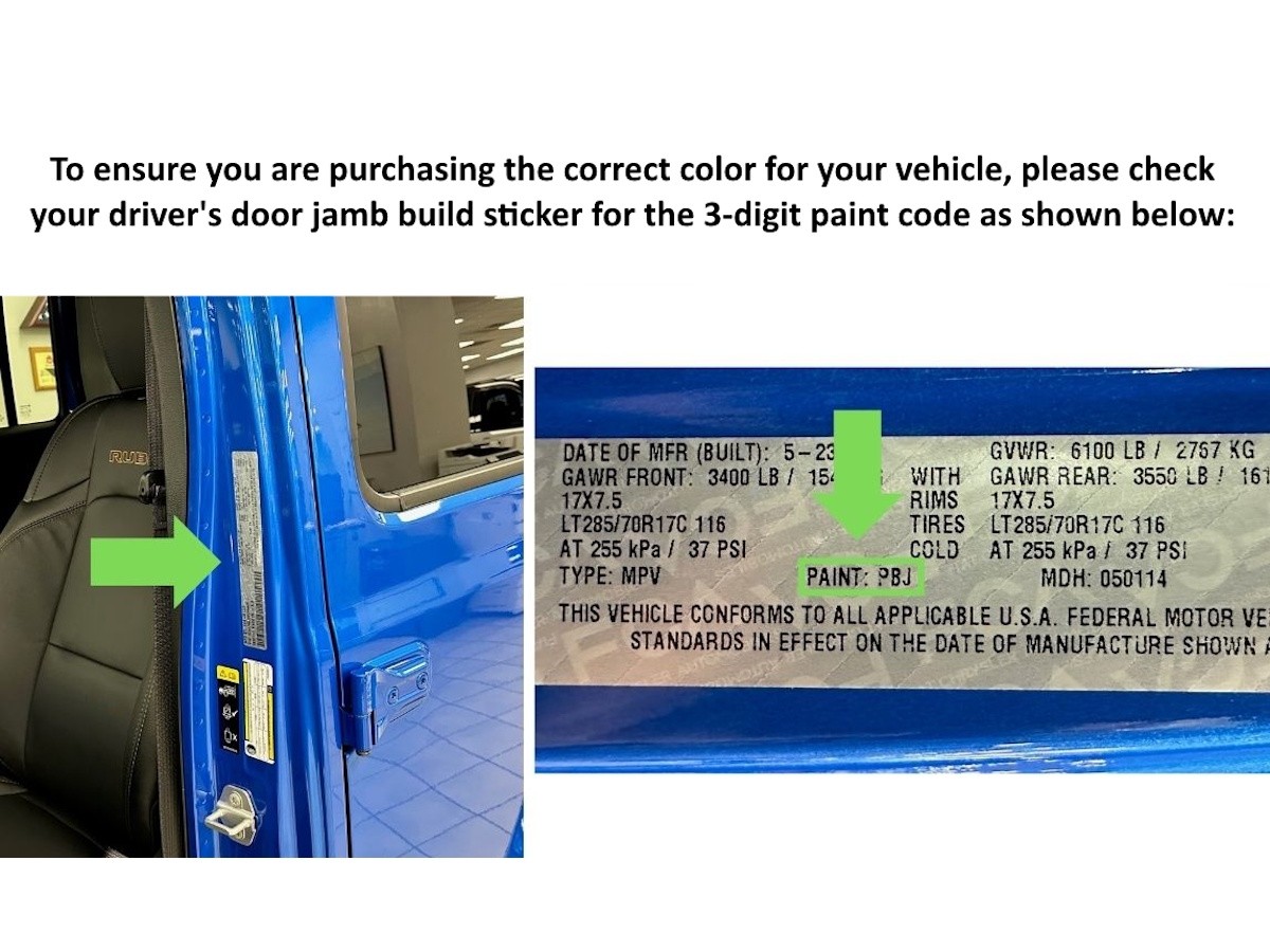 Mopar Touch-Up Paint Pen Black PX8 - 68626413AA | Mopar Genuine Parts