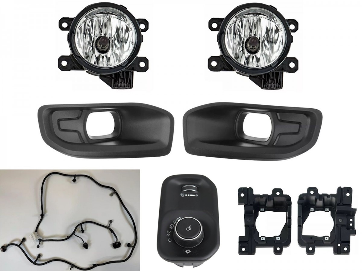 Mopar Halogen Fog Lamp Kit For Left And Right With Bezels - RAM2500HALOGENFOGKIT | Mopar Genuine ...