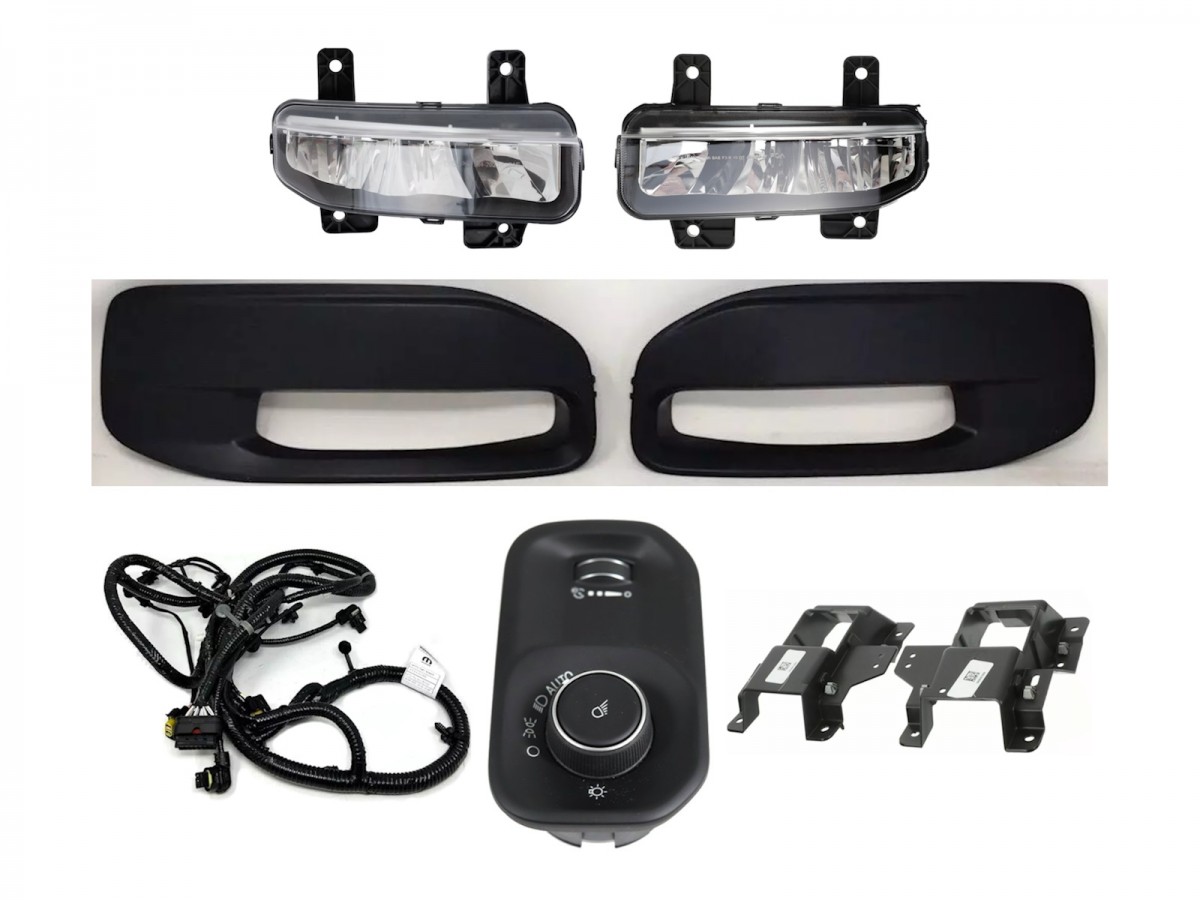 Mopar LED Fog Lamp Kit For Left And Right With Bezels ...