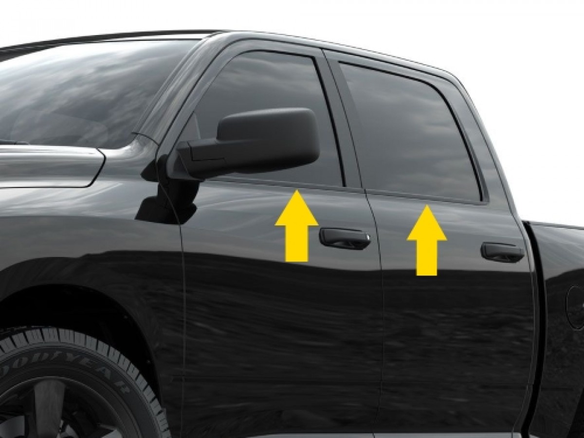 Mopar Trim Kit Window Molding Black - RAMWINMLDKIT | Mopar Genuine Parts